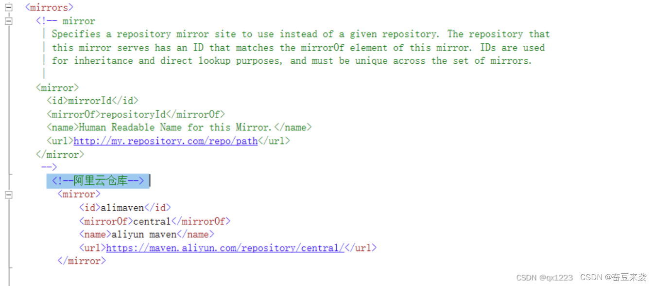 简单了解---maven的setting文件-01-初始配置_setting文件的配置 mirror-CSDN博客