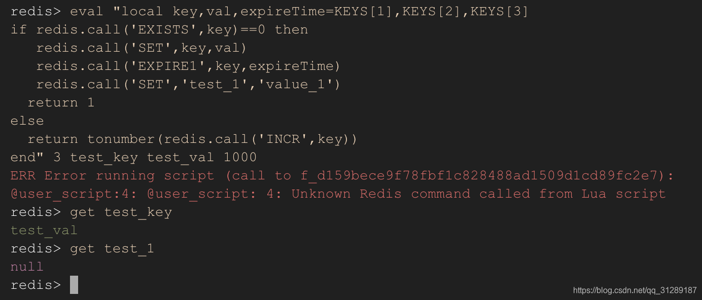 关于redis事务的疑问_执行eval on local key-CSDN博客
