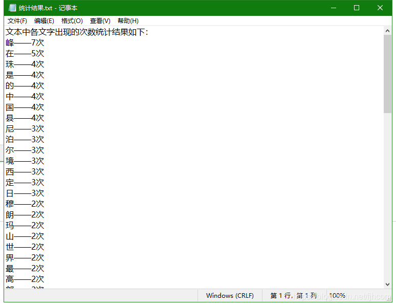 Python Gui编程之字频统计gui统计字符个数 Csdn博客