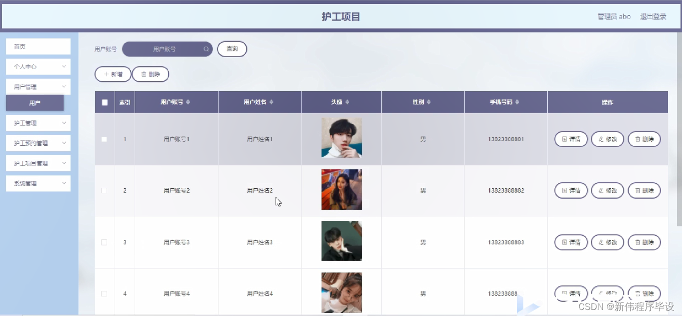 Java计算机毕业设计护工项目(附源码springboot开题论文部署)护工管理系统出现的背景 Csdn博客