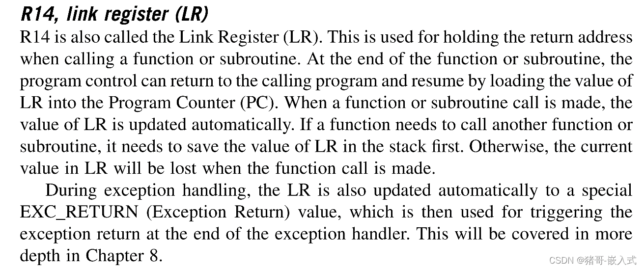 RTOS系列文章（7）：CM3/4之LR寄存器、EXC_RETURN深入分析-CSDN博客