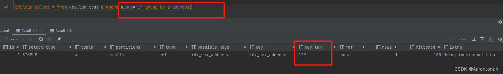 MYSQL的explain执行计划中key_len计算方式_mysql explain key len 计算-CSDN博客