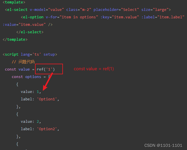 element-plus中的el-select回显错误如何解决？_el-select 无匹配数据时 展示value-CSDN博客