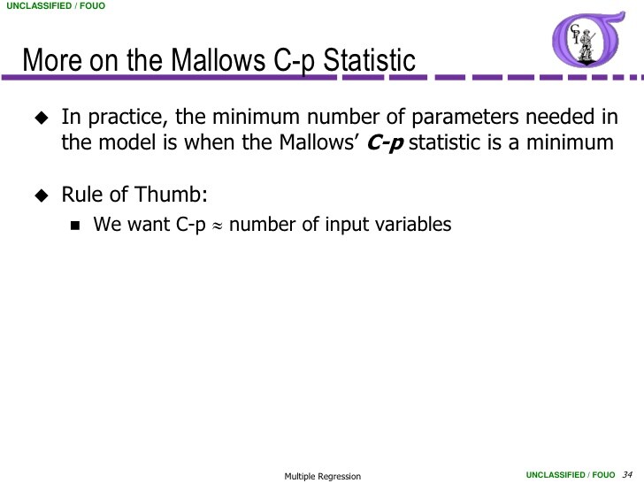 R计算回归模型Mallows’ Cp指标_mallow's cp-CSDN博客
