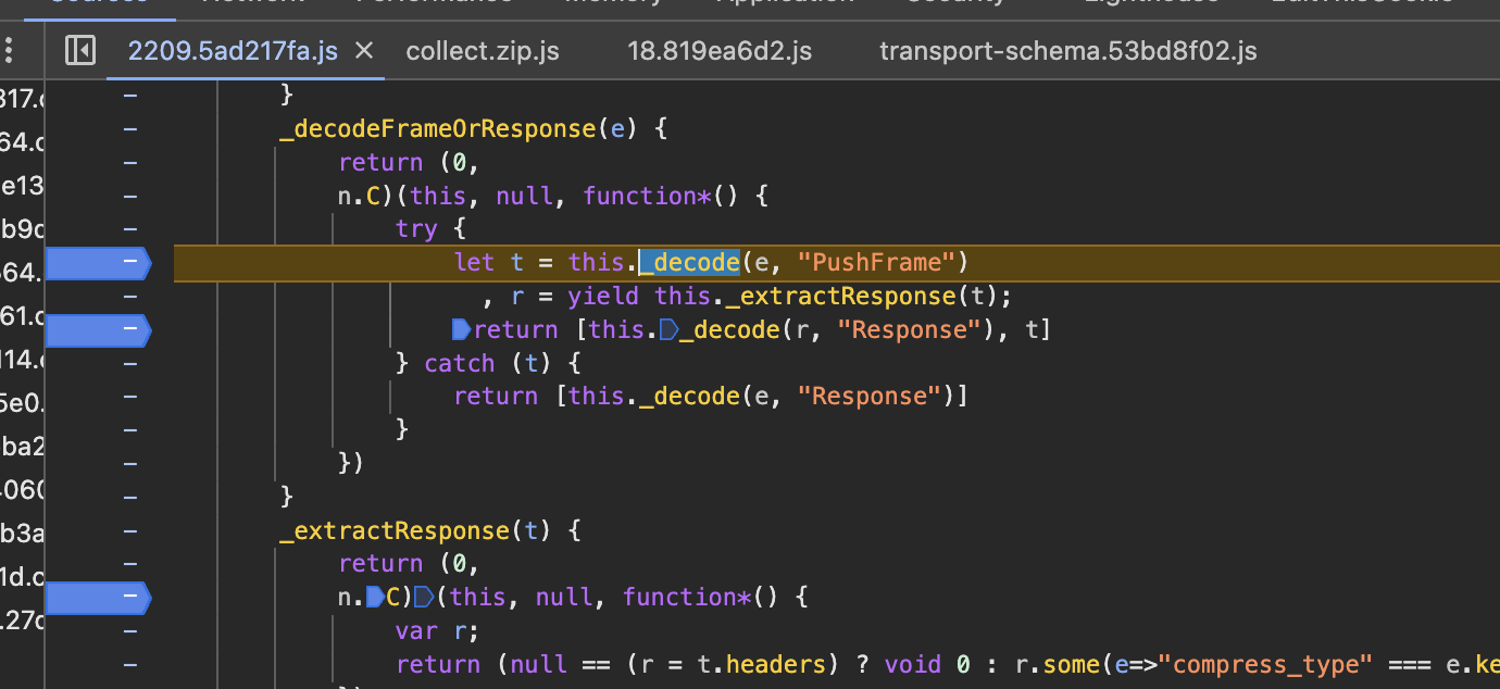 直播的js代码debug解析找到protobuf消息的定义_webcastranklisthourentrancemessage-CSDN博客