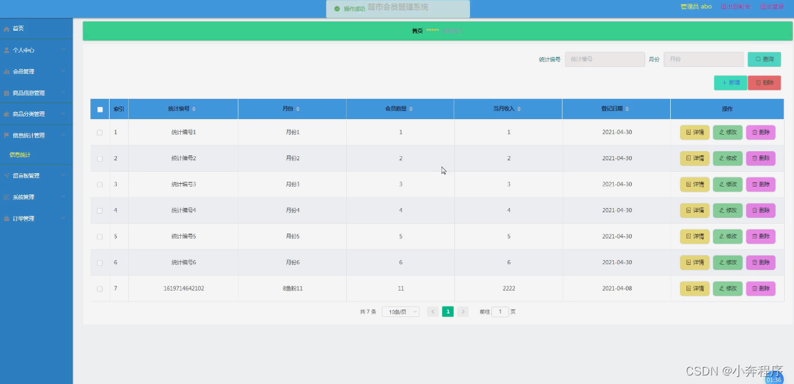 Nodejs毕业设计超市会员管理系统(express)会员管理系统 Nodejs Html Sqlite 代码打包 Csdn博客