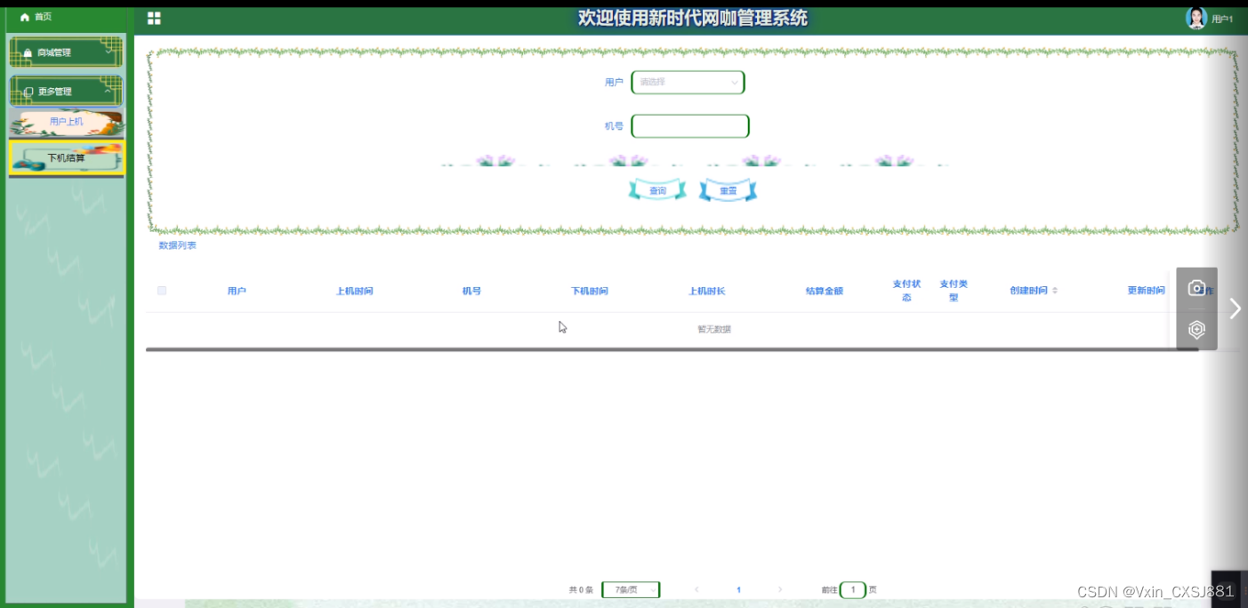 SSM新时代网咖管理系统 毕业设计-附源码312059-CSDN博客