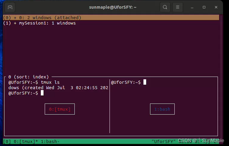 Ubuntu环境下的tmux基础功能_ubuntu tmux-CSDN博客