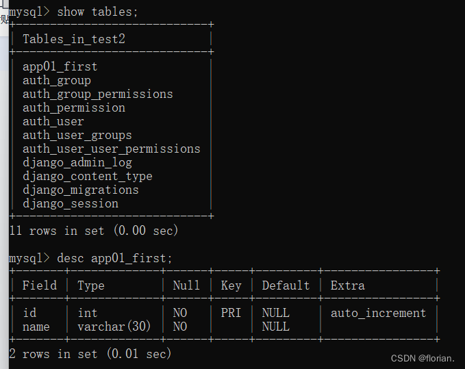Django使用ORM创建表_orm自动建表-CSDN博客