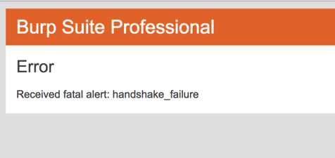 解决"Burp Suite Error Received fatal alert: handshake_failure"方法-CSDN博客