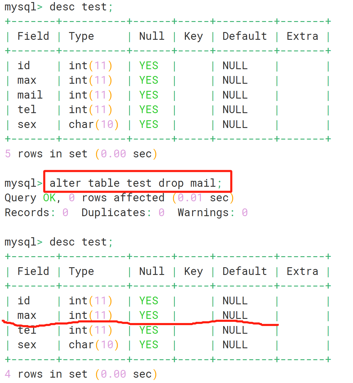 MySQL【DDL语句 】create、alter、drop_mysql create-CSDN博客