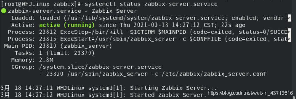 zabbix-server启动报错以及查ip方法_job for zabbix-server.service failed because the s-CSDN博客