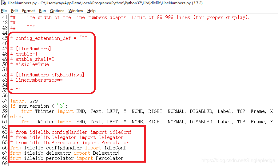Python IDLE 添加行号_from idlelib.editor import keynames-CSDN博客