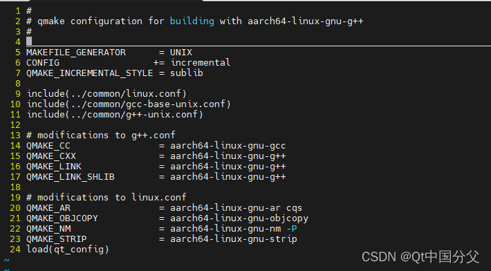 Qt源码交叉编译配置ARM架构环境_qt交叉编译arm-CSDN博客