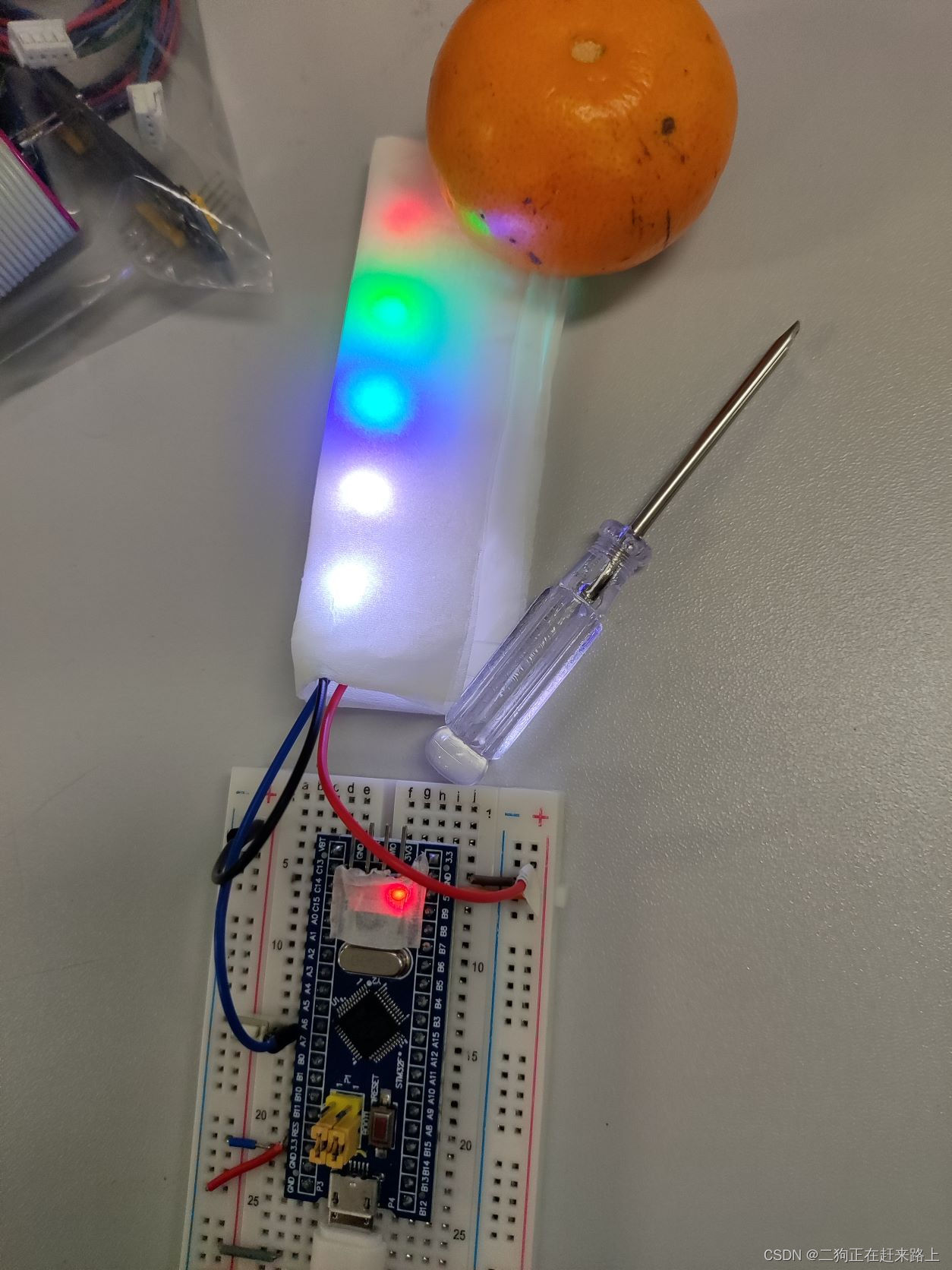 使用STM32F103的SPI+DMA驱动ws2812 LED_stm32 spi dma-CSDN博客