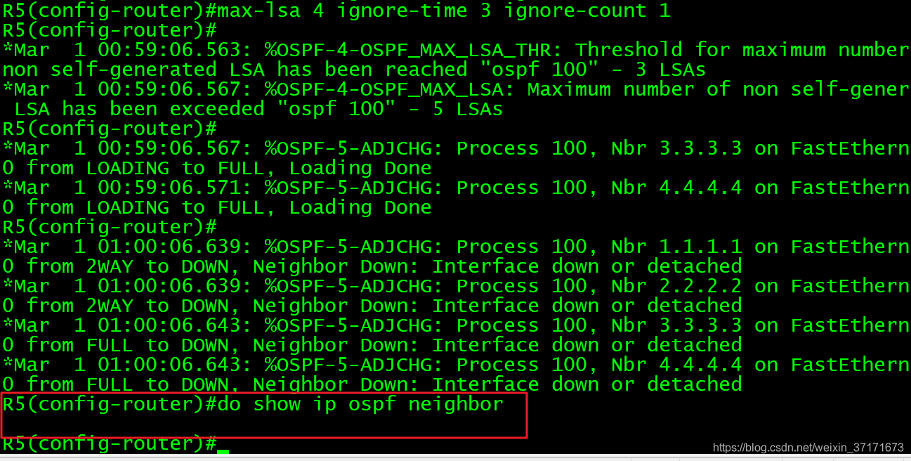 网络篇 OSPF的LSDB过载保护-52_ospf过载设置-CSDN博客