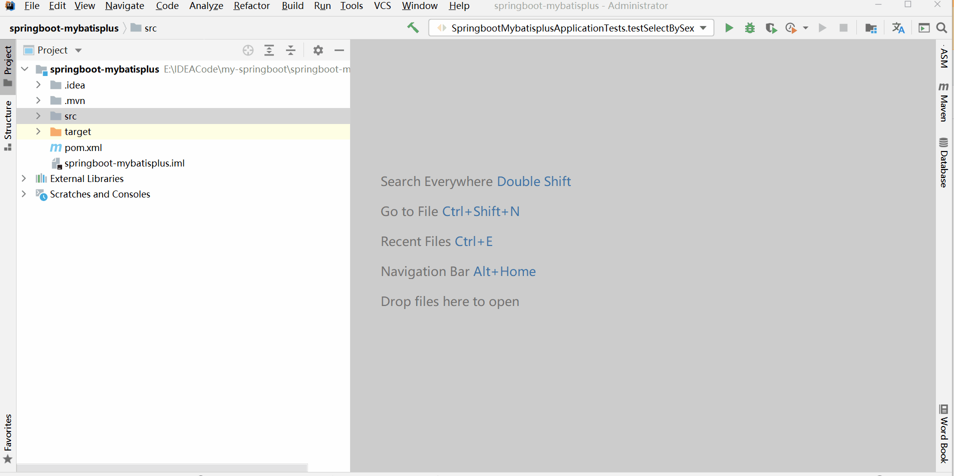 Mybatis-Plus：代码生成器（通过 AutoGenerator快速生成 Entity、Mapper、XML、Service、Controller代码）、MybatisX 快速开发插件 ...