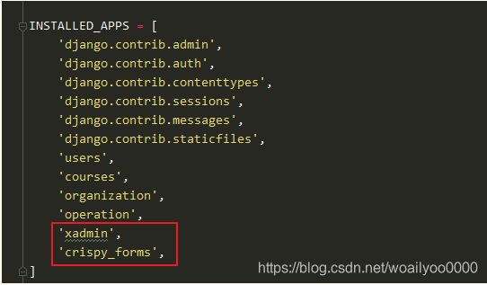 Django学习笔记---Xadmin搭建_django学习笔记---xadmin的搭建-CSDN博客