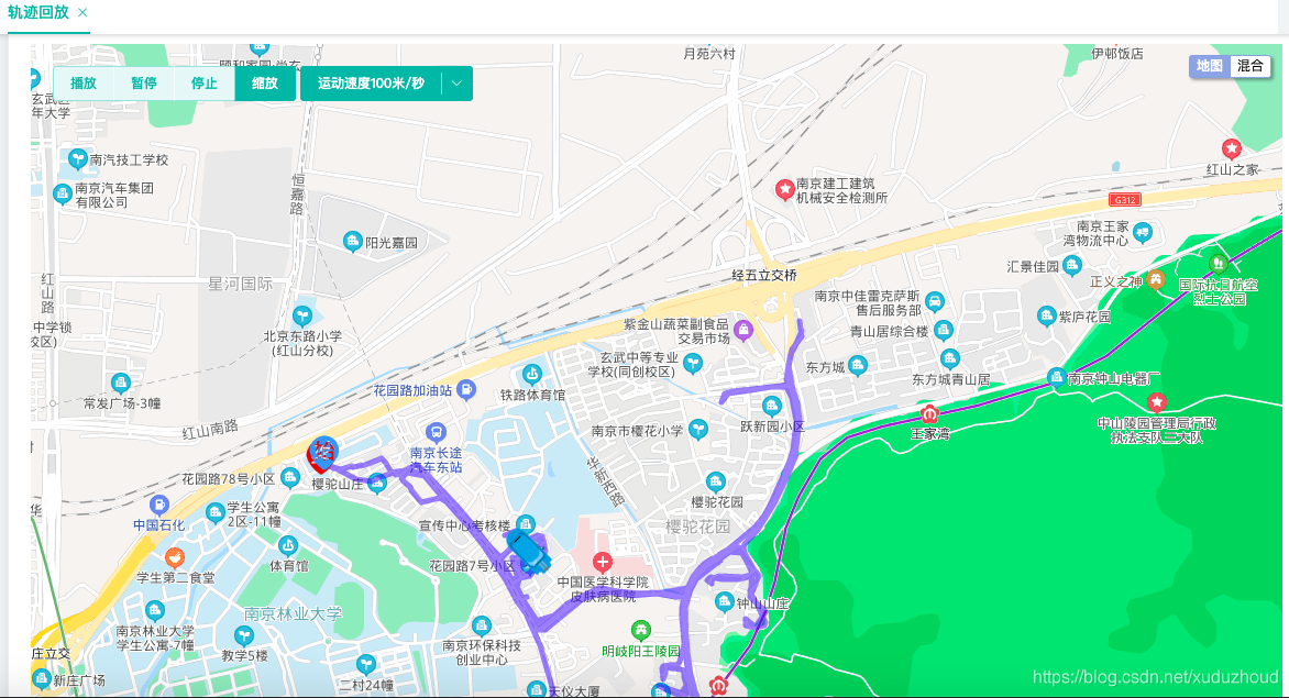使用百度地图实现车辆轨迹回放_基于百度地图回放轨迹-CSDN博客