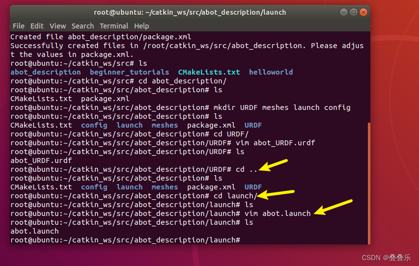 （仿真）创建 URDF 机器人模（1）_使用别人的.launch和.urdf文件做一个仿真-CSDN博客