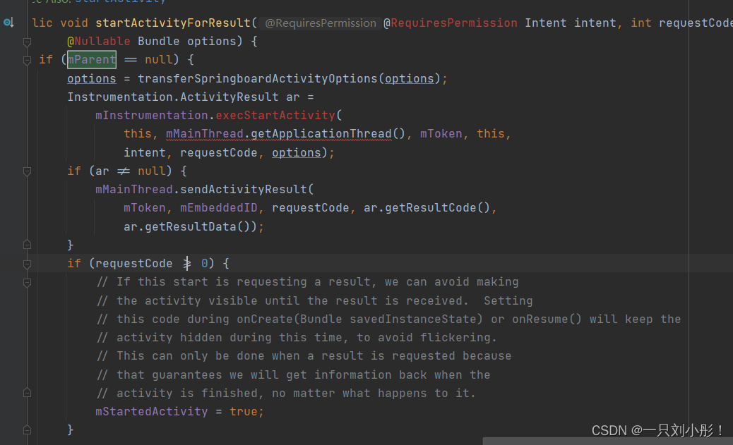 startActivity流程简单分析_activitystarter-CSDN博客