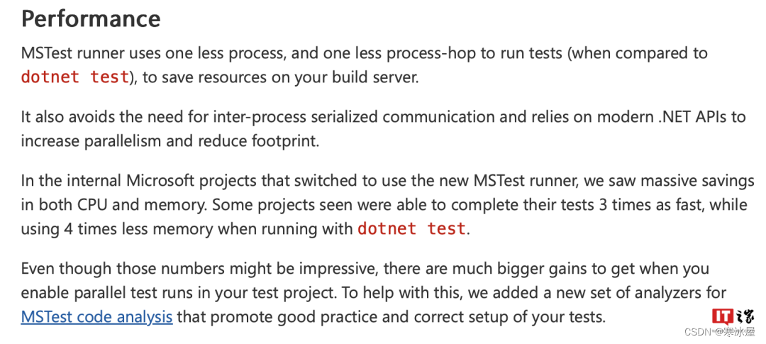 微软推出独立 MSTest Runner C# 单元测试工具，无需 Visual Studio 即可运行-CSDN博客