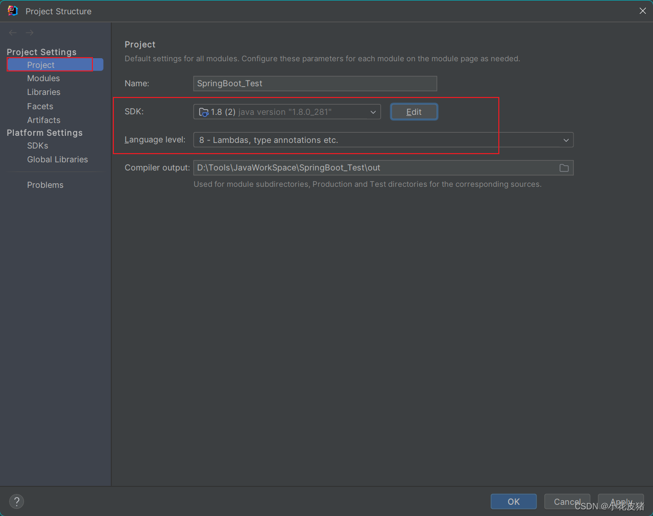 解决使用idea启动springboot项目报错 Java 警告 源发行版 17 需要目标发行版 17 或者 Java 无效的目标发行版 17运行项目怎么选择jdk17 Csdn博客