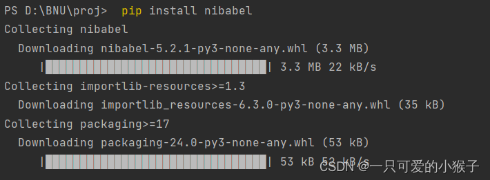 解决pip安装 nibabel问题：ERROR: Operation cancelled by user,[WinError 10061] 由于目标计算机积极拒绝，无法连接。-CSDN博客