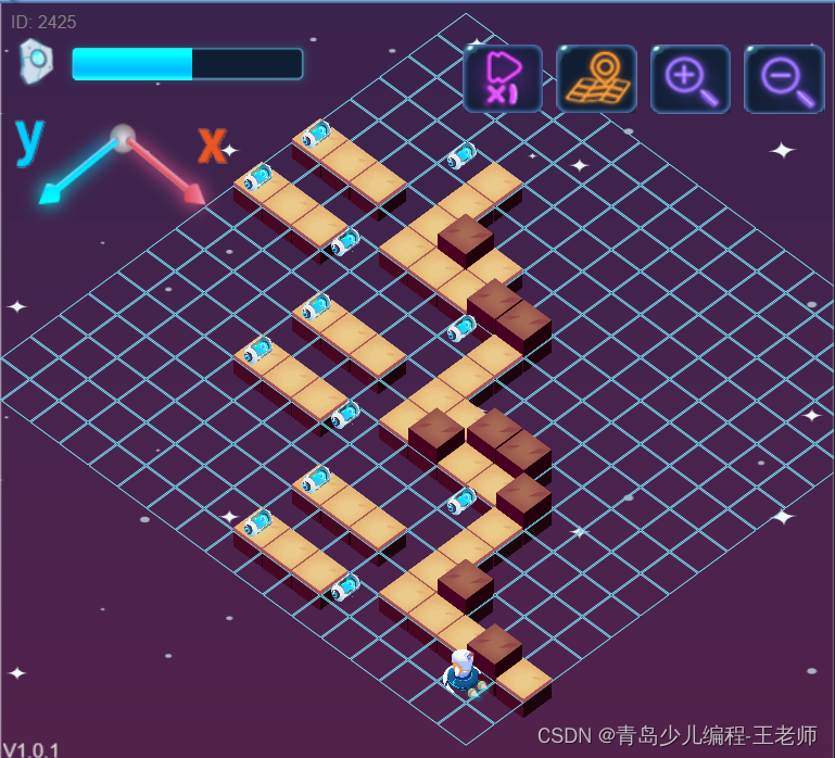 ICode国际青少年编程竞赛- Python-4级训练场-嵌套for循环入门_icode4级训练场嵌套for循环入门解法大全-CSDN博客
