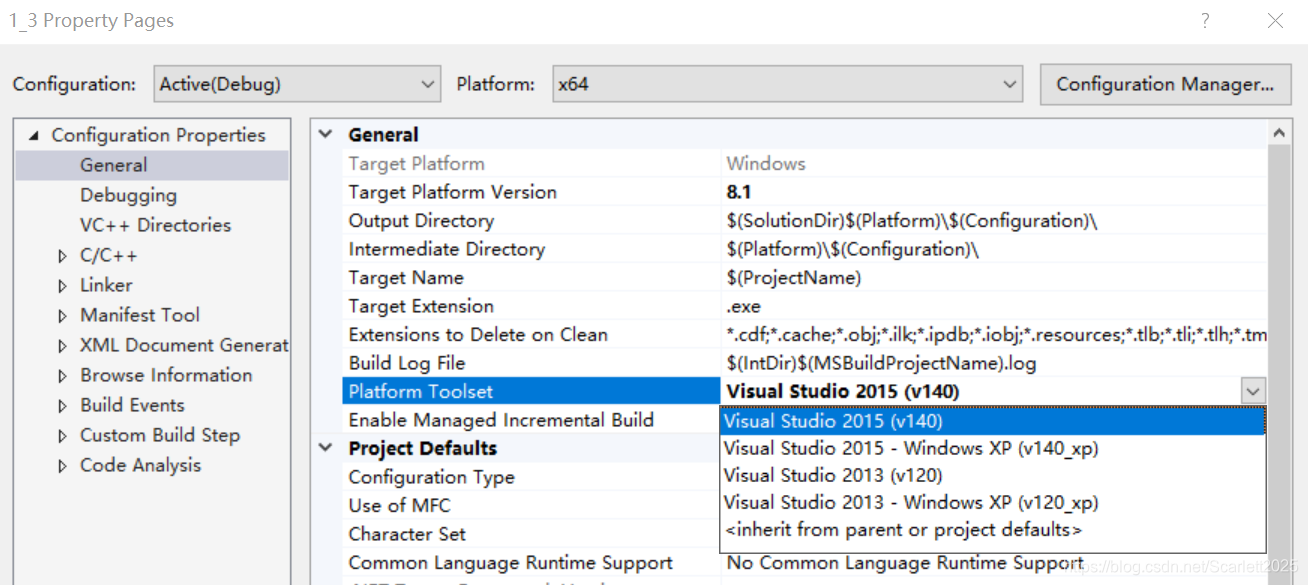Error MSB8020: The build tools for v141(Platform Toolset = ‘v141‘)_错误1error msb8020: the build ...