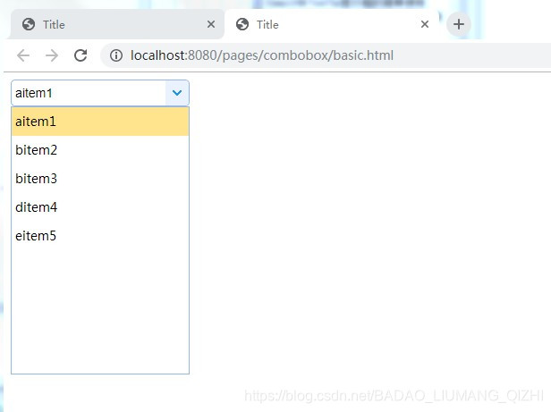 EasyUI中Combox组合框的简单使用_easyui combox-CSDN博客