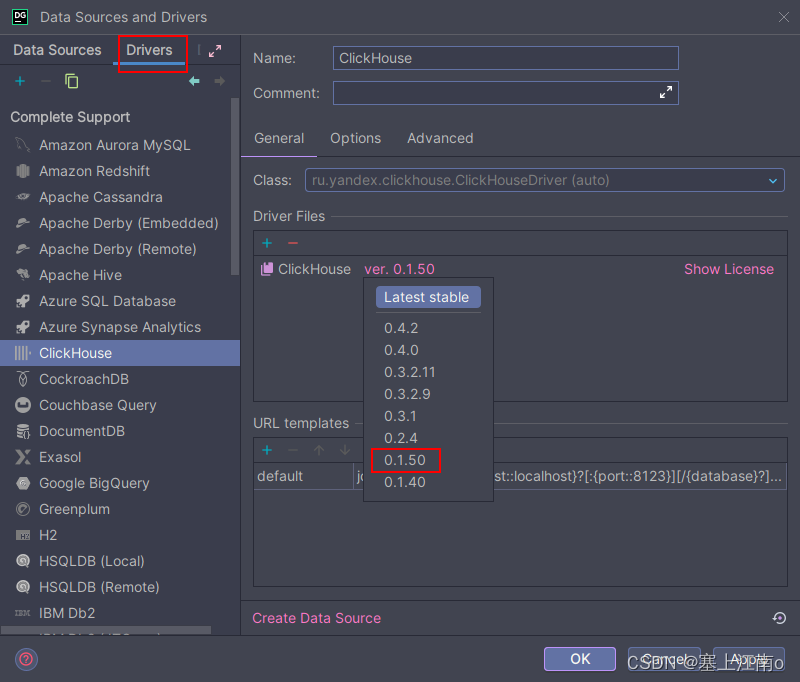 datagrip 连接 clickhouse_datagrip clickhouse-CSDN博客