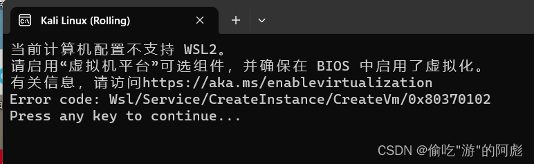 ensp启动错误_bcdedit hypervisorlaunchtype 尝试引用指定项时出错-CSDN博客