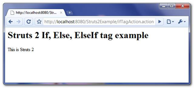 Struts 2 If，ElseIf，Else标签示例-CSDN博客