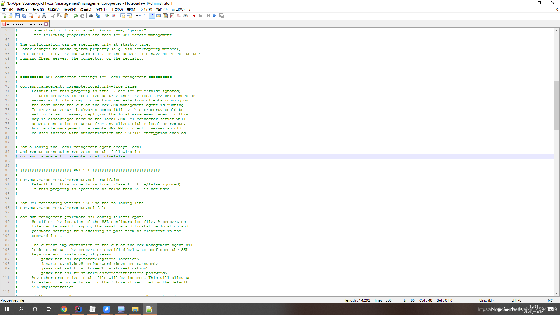SpringBoot启动时出现：java.io.IOException: The server sockets created using the ...