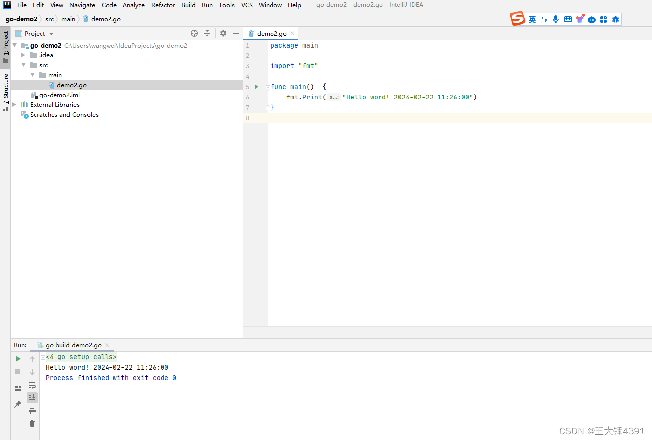 golang学习1，dea的golang-1.22.0_from golang:1.22.0-CSDN博客