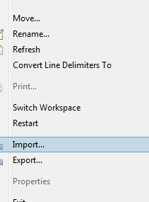 zend studio怎么导入已存在的项目_按照file->import->generalexisting project in workspa-CSDN博客