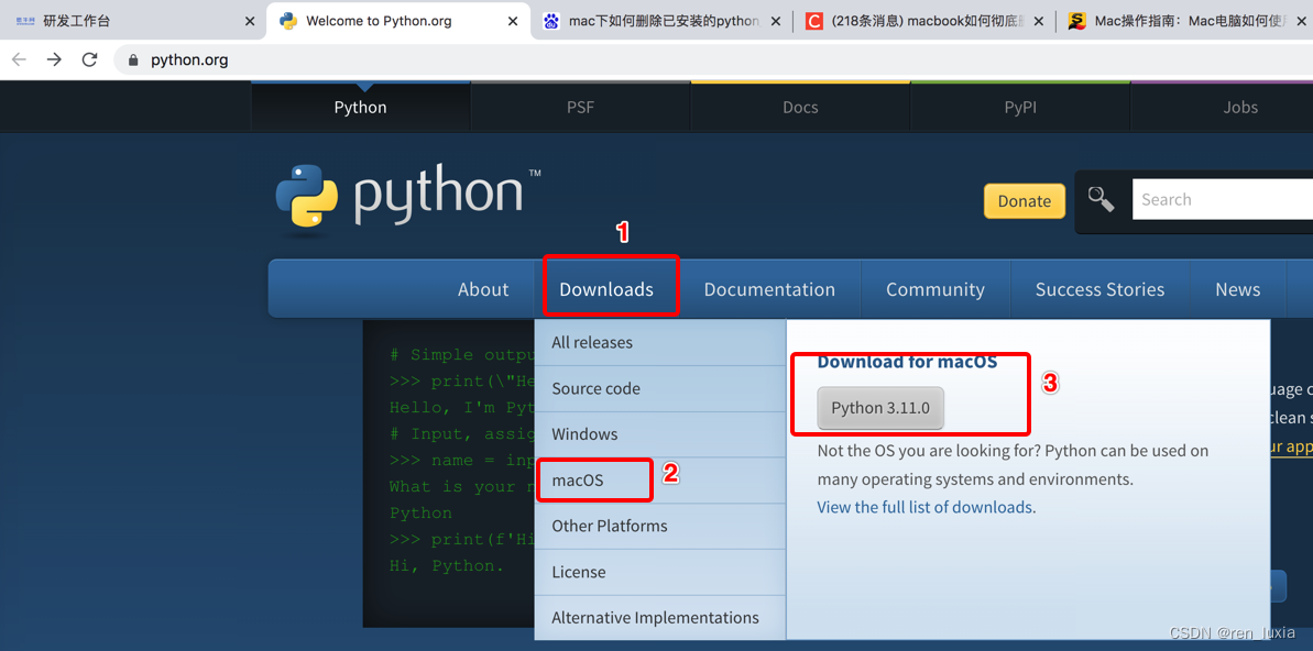 Mac下Python3.11安装配置-CSDN博客
