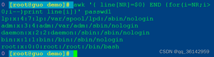 Linux CentOS7 awk的反转功能_centos awk-CSDN博客