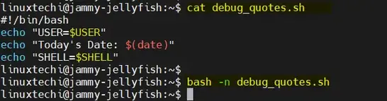 Linux Bash Shell 调试技巧，赶紧收藏！_bash 调试-CSDN博客