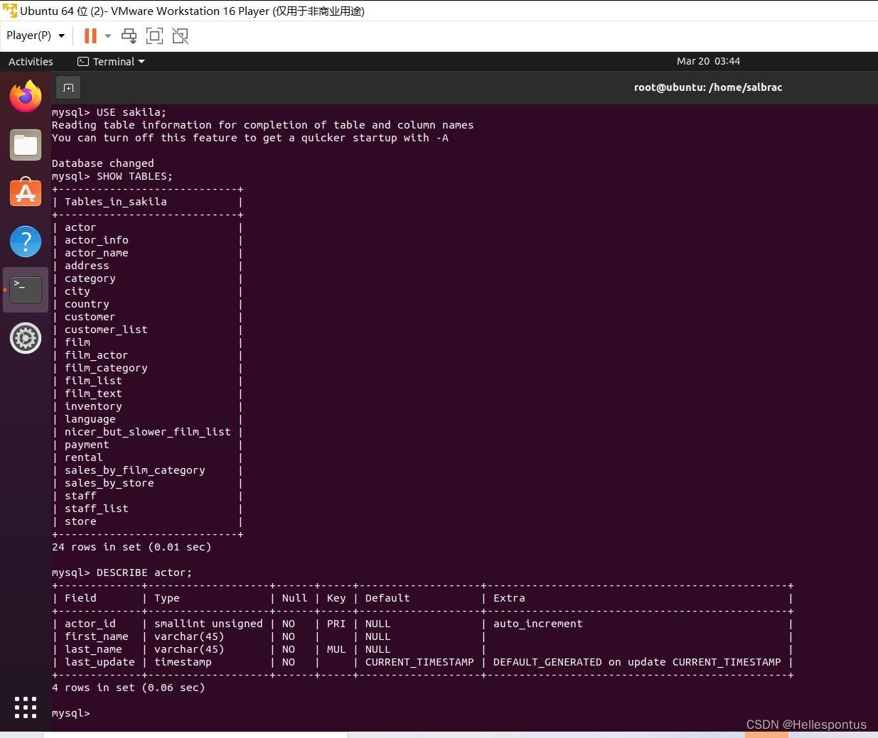 数据库——LAMP的搭建及MySQL基操_lamp mysql-CSDN博客