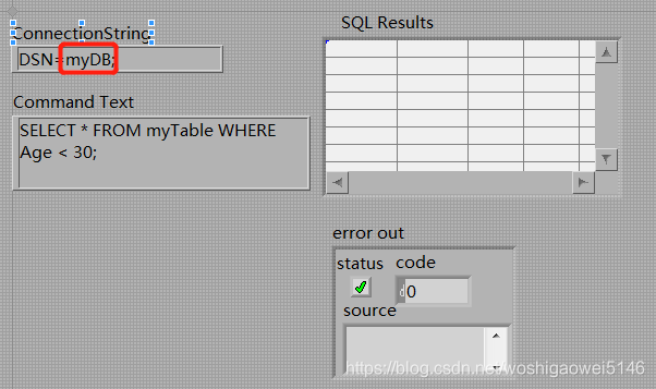 LabVIEW对MySQL进行数据操作（通过3种方法）_labview create data link-CSDN博客