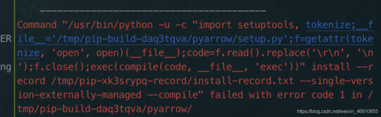 docker安装streamlit失败_failed building wheel for pyarrow-CSDN博客