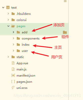 2、在uniapp中使用colorui制作自定义tabbar_uniapp引入colorui-CSDN博客