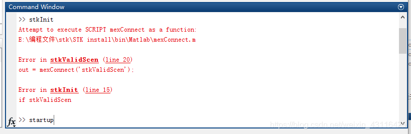 STK 与 matlab 连接报错_stk和matlab互联时,the path specified is invalid-CSDN博客