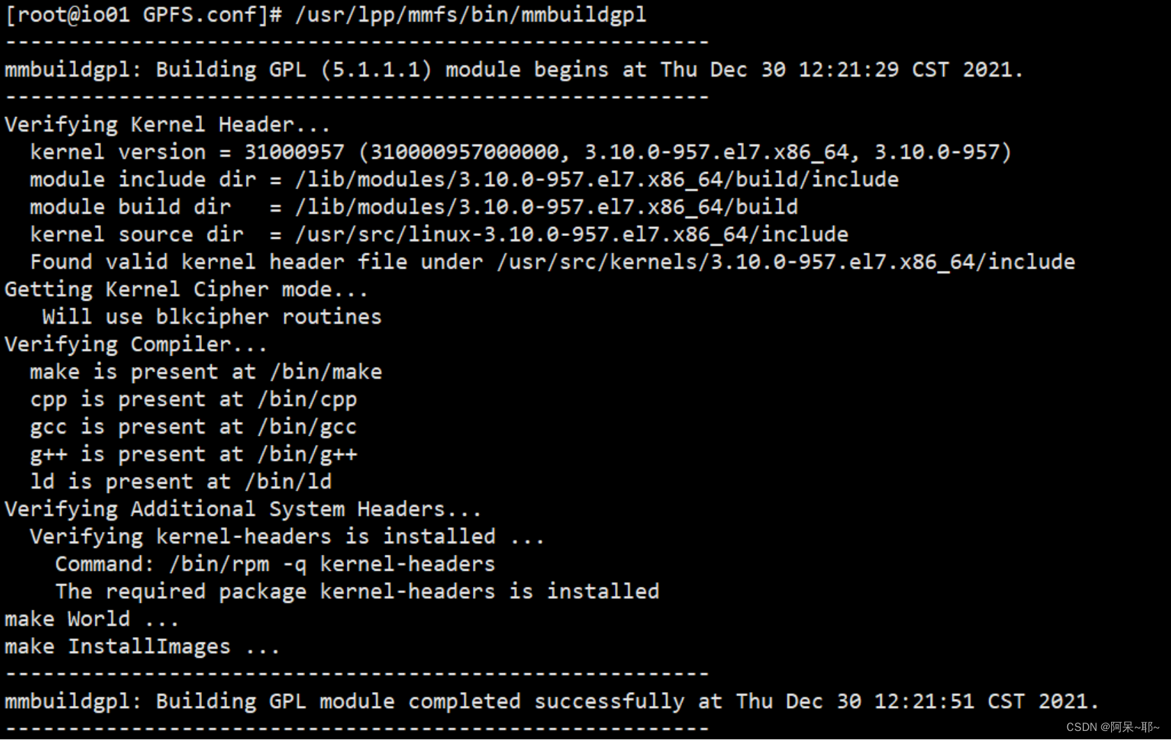 CentOS7.6上安装IBMSpectrumScale(GPFS)的详细步骤-CSDN博客
