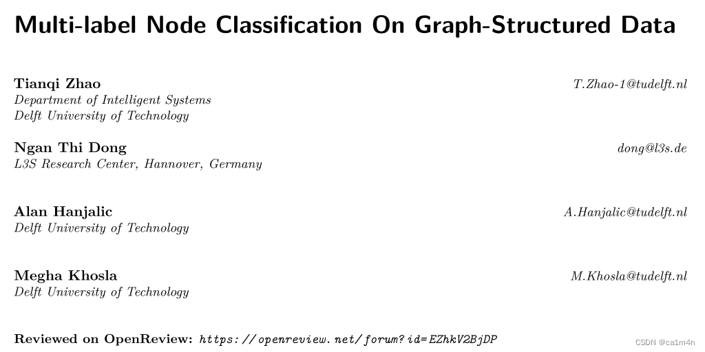 多标签节点分类_gcn-lpa-CSDN博客