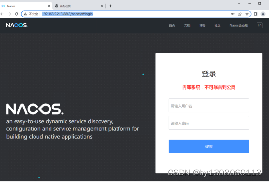 部署Nacos服务教程-CSDN博客