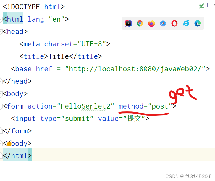 Servlet里面的get和post_servlet get和post的底层原理-CSDN博客