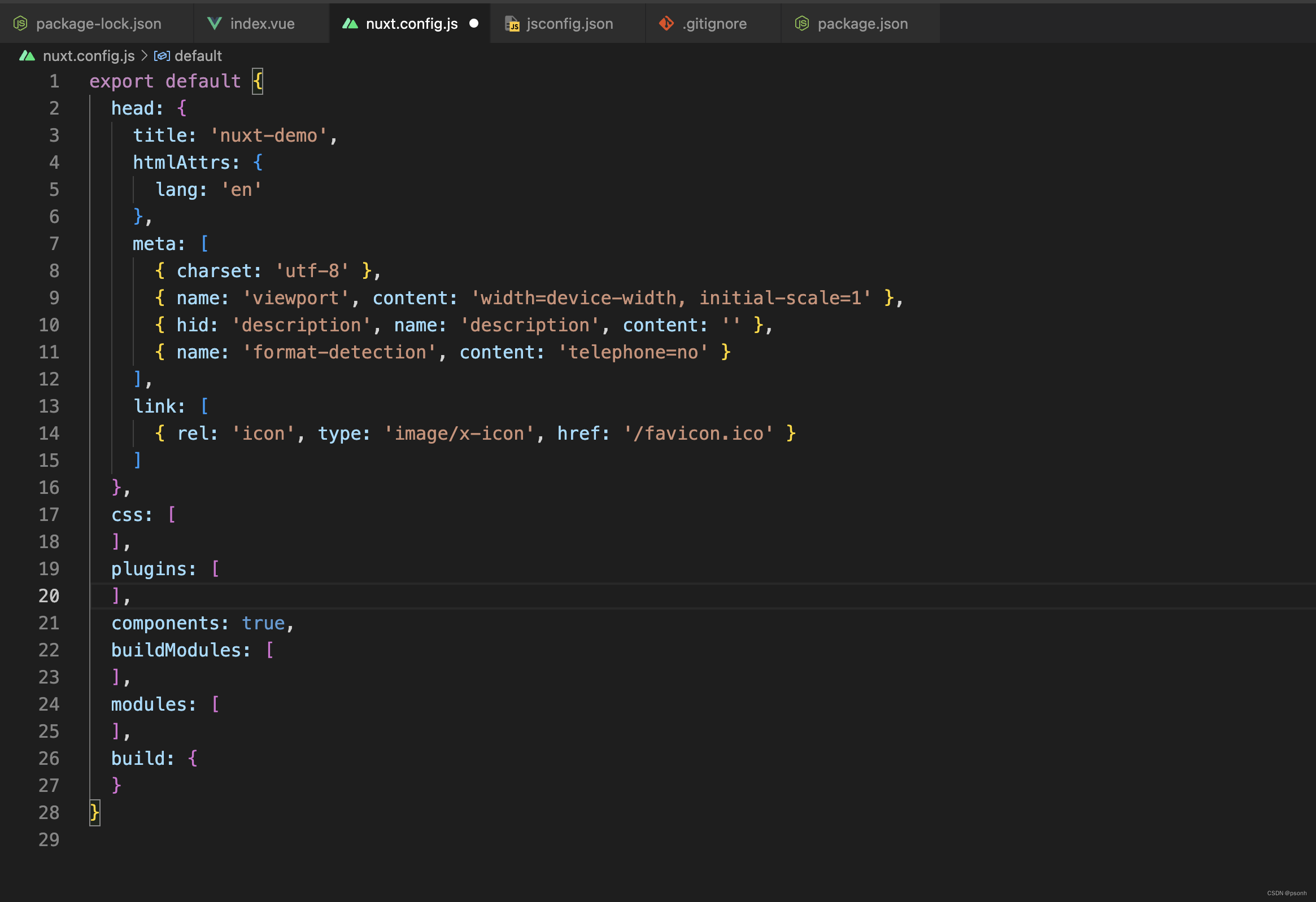Nuxt项目配置、目录结构说明-实战教程基础-Day02_nuxt 项目目录-CSDN博客